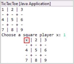 How to code a tic-tac-toe game in Java