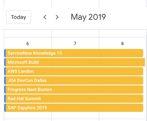 Do we need a global IT event calendar? - CW Developer Network