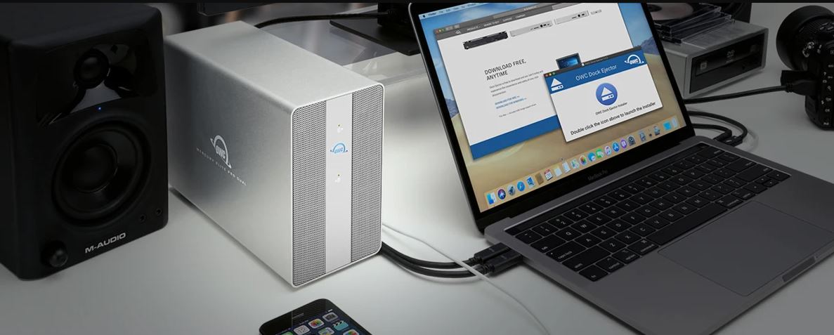 SSD hard disk series: OWC Mercury Elite Pro Dual with 3-port Hub ...